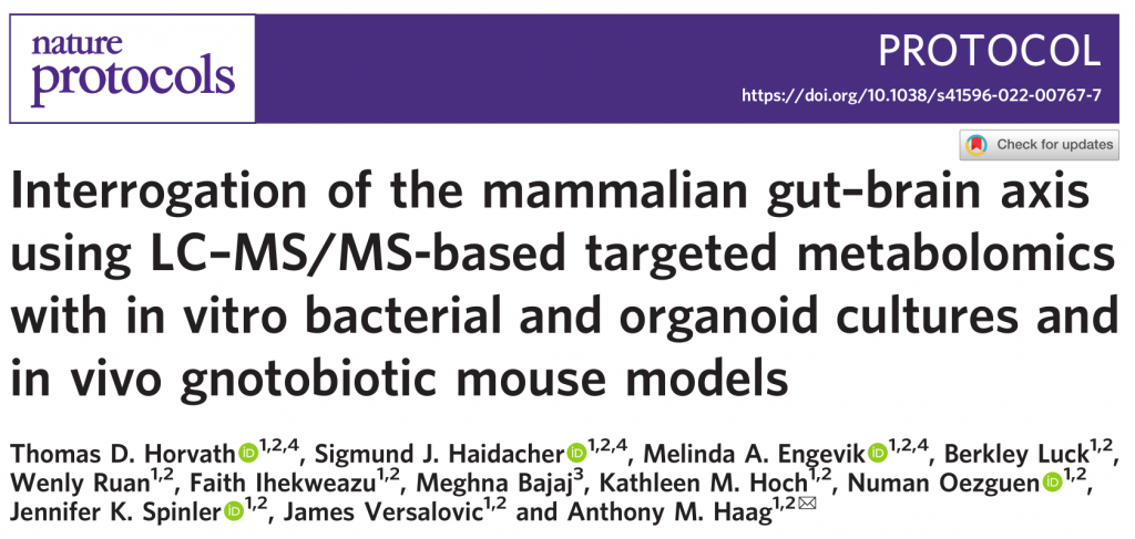 Nature Protocols | “肠-脑轴”靶向代谢组学研究--如何破局？_肿瘤细胞_氨基酸代谢_非靶向代谢_脂质_多组学代谢流检测分析_脂肪酸定量_肠道微生物菌群检测-麦特绘谱