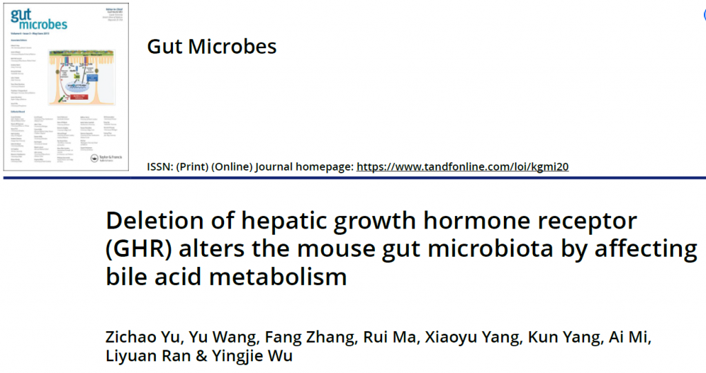 客户案例 | Gut Microbes：组织特异性生长激素受体如何影响肠道菌群？胆汁酸代谢是关键！_肿瘤细胞_氨基酸代谢_非靶向代谢_脂质_多 ...